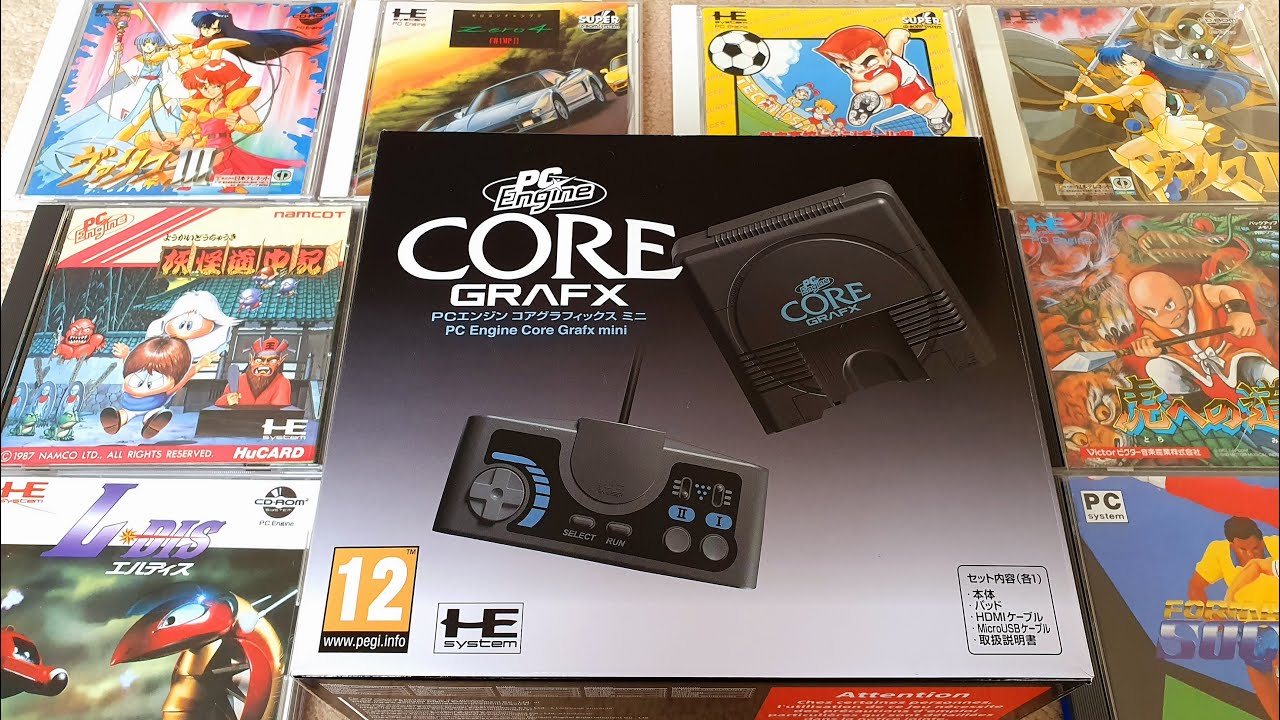 Pc Engine Core Grafx Mini - rozpakowanie - YouTube