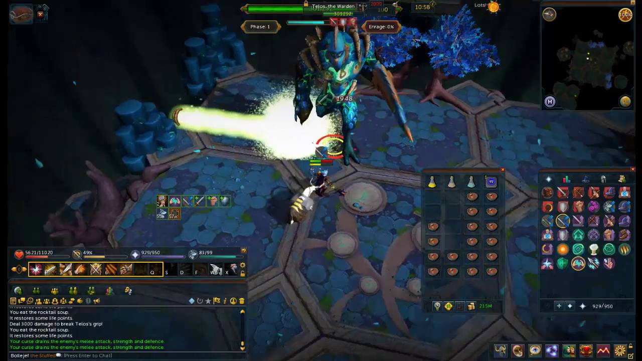Runescape Telos Boss Fight - First Look - YouTube