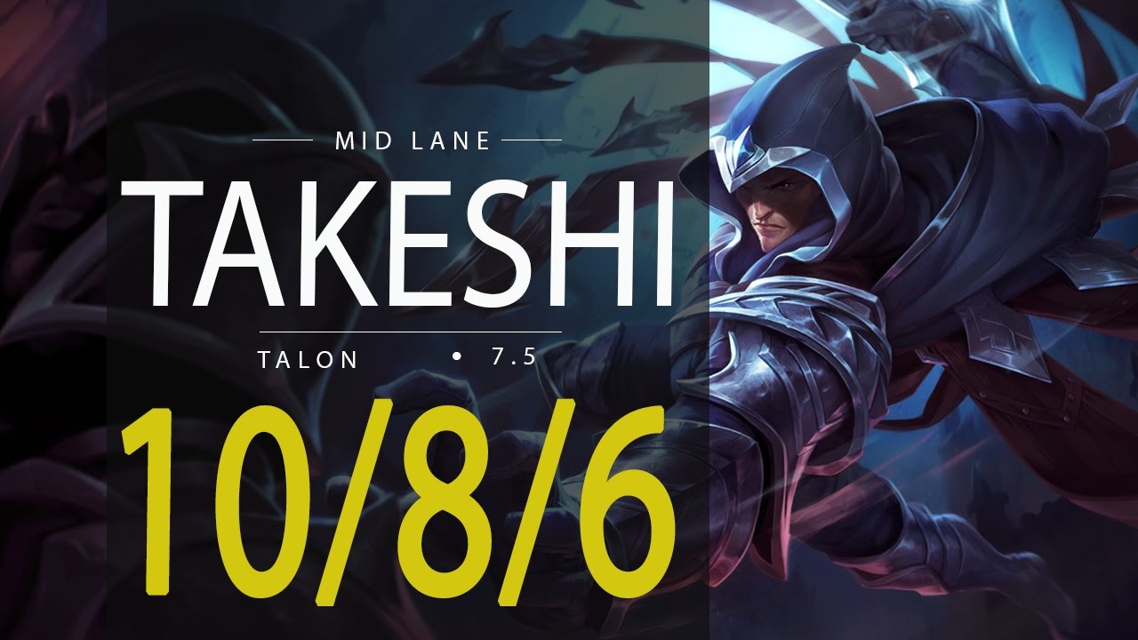 LOL ProTV - Takeshi - TALON MID vs SWAIN (14/03/2017) - YouTube