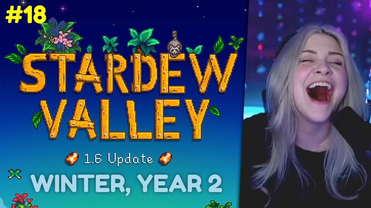 i unlocked Junimo Kart...my Stardew Valley 1.6 journey | Winter, Year 2 ...