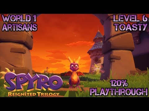 Spyro The Dragon: Remake - Toasty (120% Playthrough) - YouTube