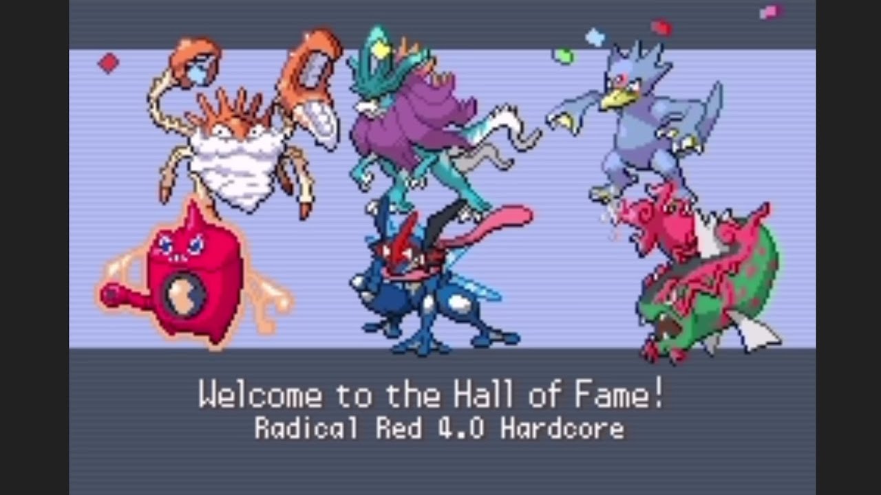 Pokemon Radical Red 4.0 Hardcore Mode Water Monotype - Elite 4/Champion ...