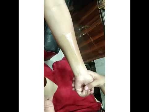 Arms wax demo👍