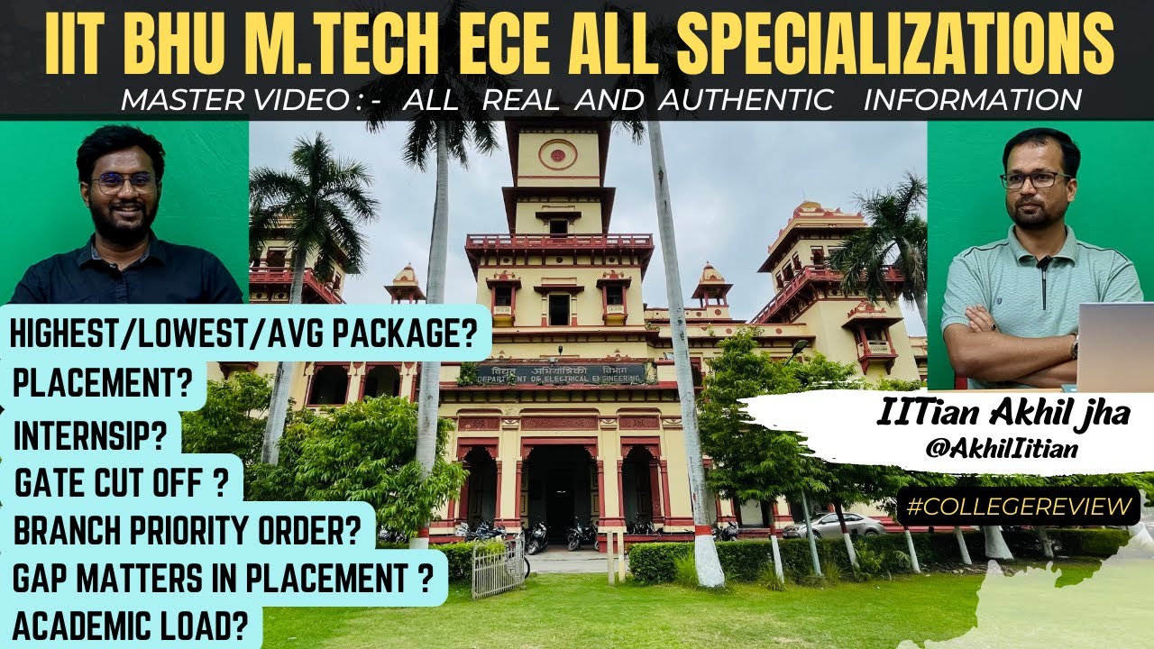 IIT(BHU) Varanasi M.TECH ECE HONEST REVIEW || ECE ALL Specializations ...