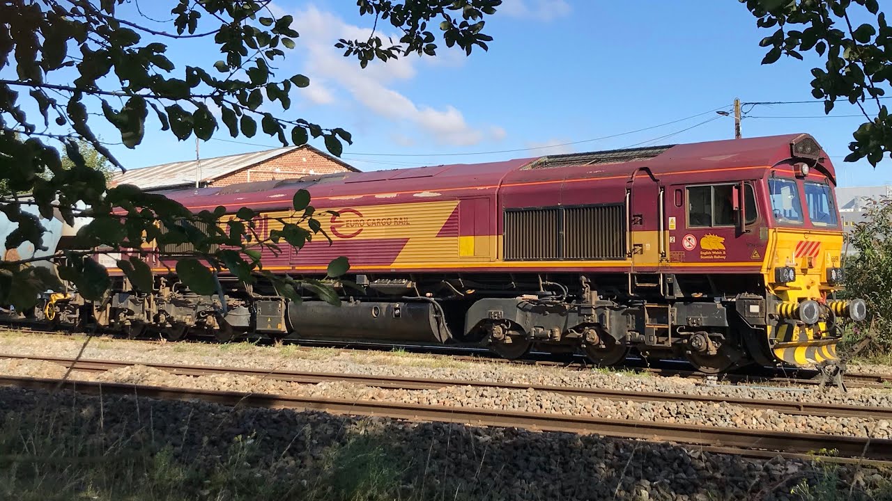 Nice view of Class 66 number 66191 Millet Rail in service to support ...