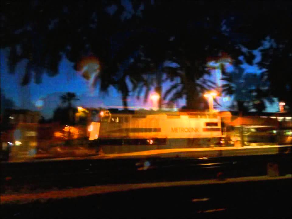 IC 2455, SCAX 800, RBRX 18520, and other trains passing El Monte 3/27 ...