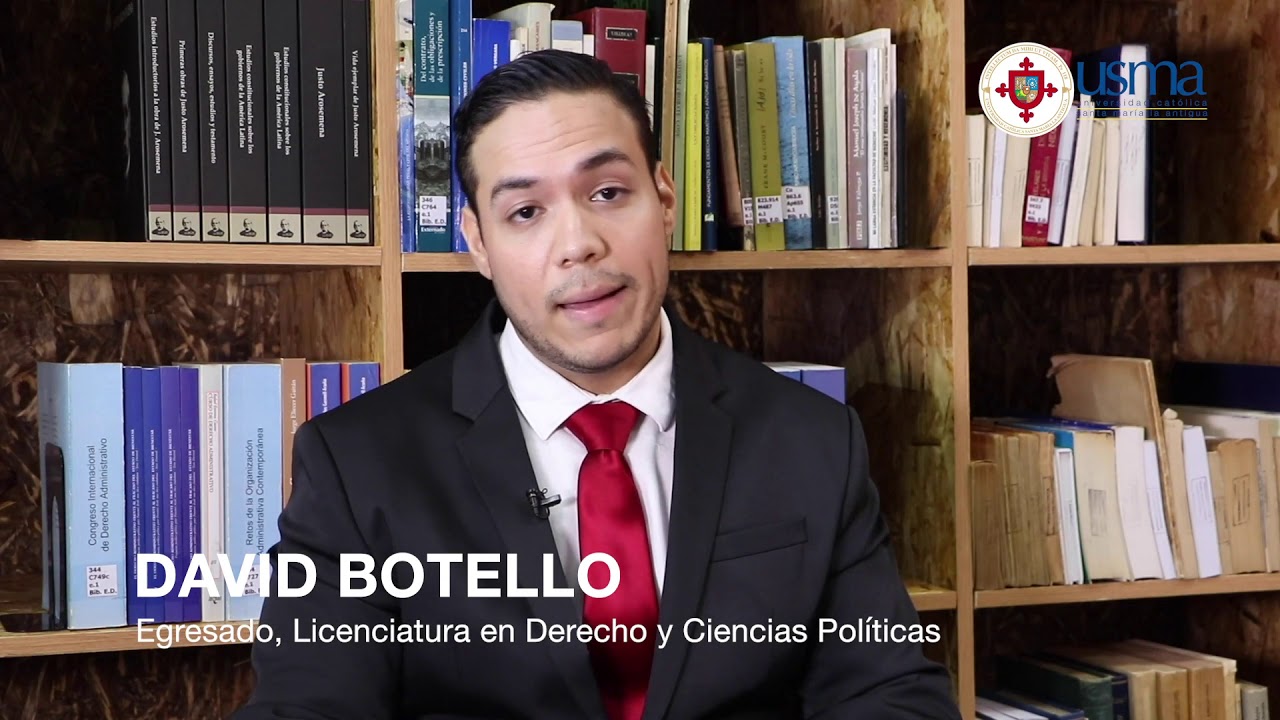 USMA Egresados: David Botello, Licenciatura en Derecho y Ciencias Políticas - YouTube