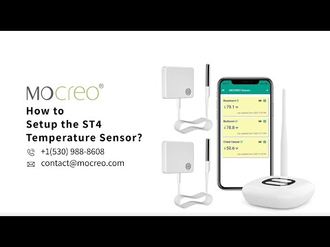 How to Setup ST4 Temperature Sensors Kit - YouTube