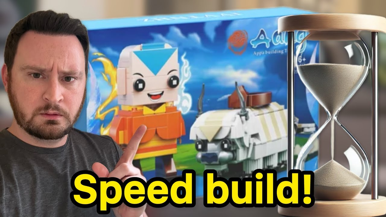 KNOCKOFF BRICKHEADZ SPEED BUILD!! Aang and Appa! - YouTube