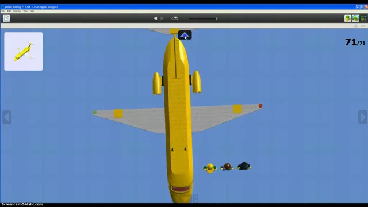 How to build a lego Boeing 717 - YouTube