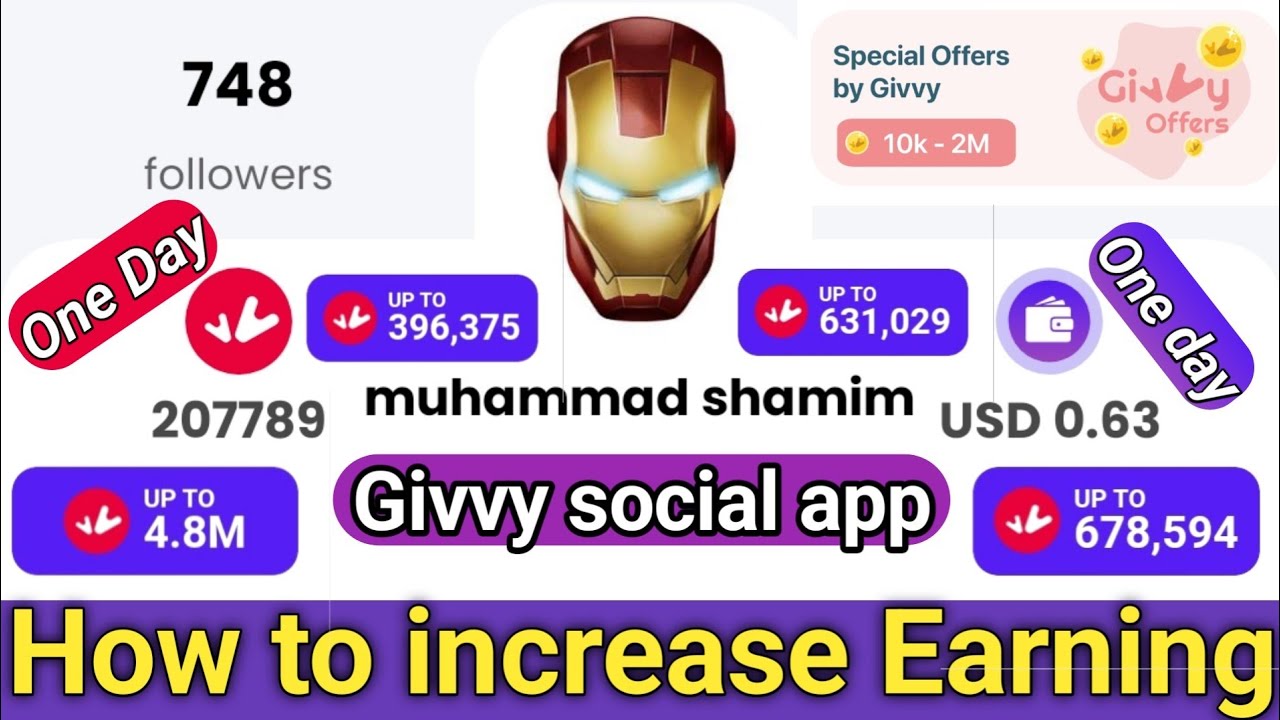 givvy social app tips for more coins and money /earn money online 2022 ...