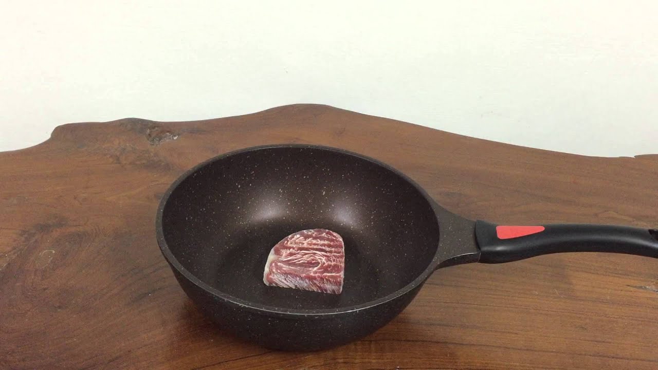 How to use frying pan to defrost frozen things Part 2 - YouTube