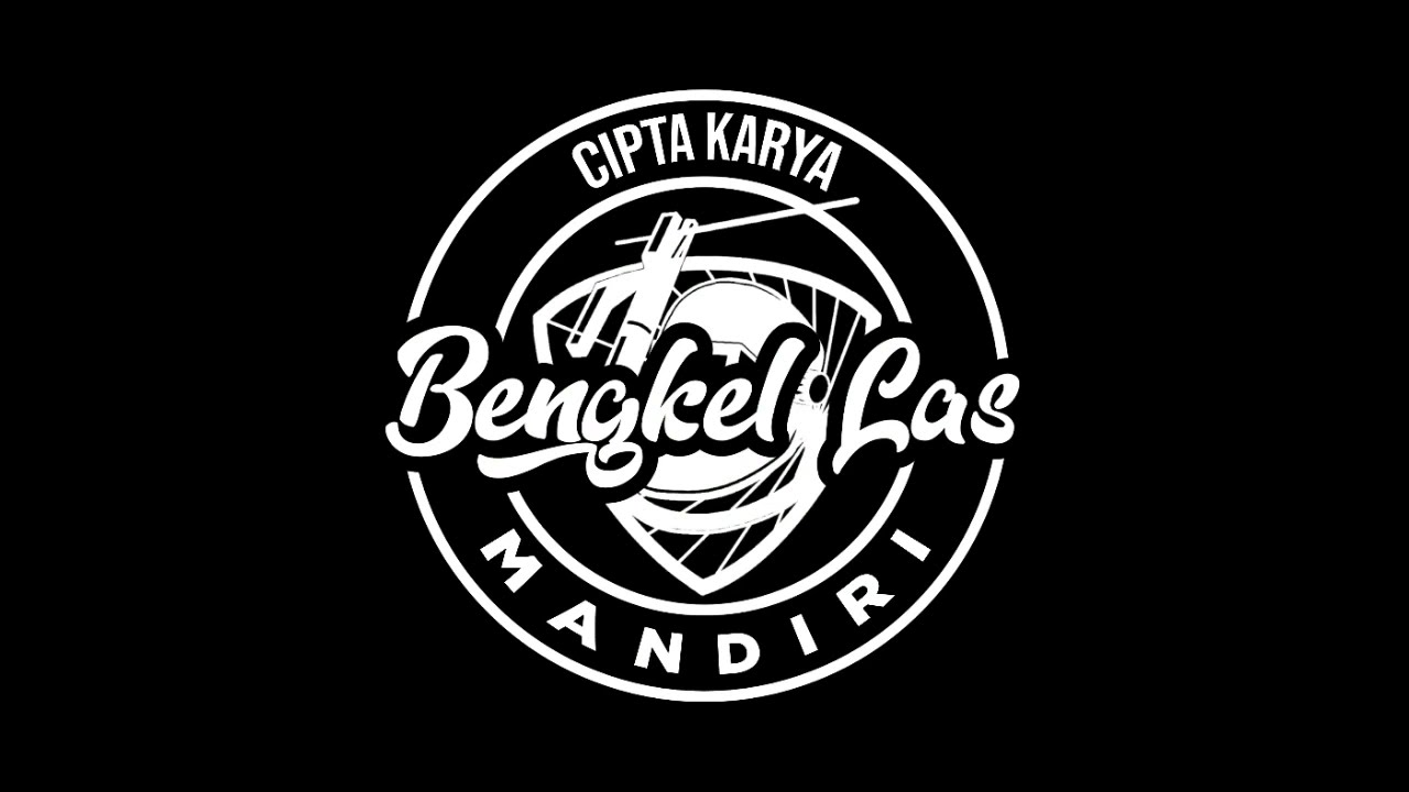 CARA MEMBUAT LOGO BENGKEL LAS - YouTube