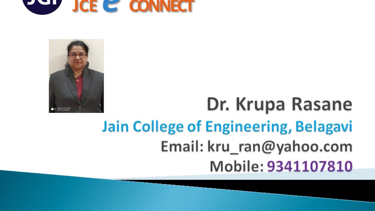 JCE EC Network & Cybersecurity 15EC835 Module 1 4 Rasane - YouTube