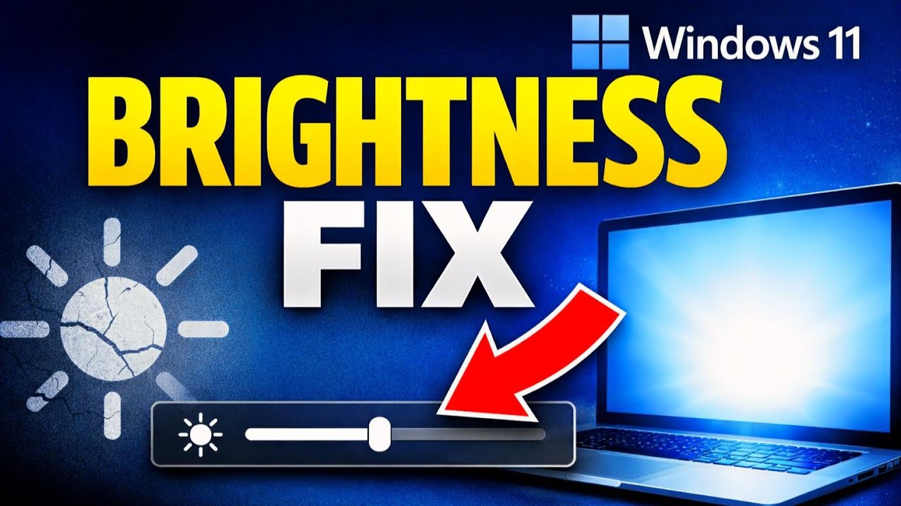 FIX Windows 11 Brightness Not Working Permanently - YouTube