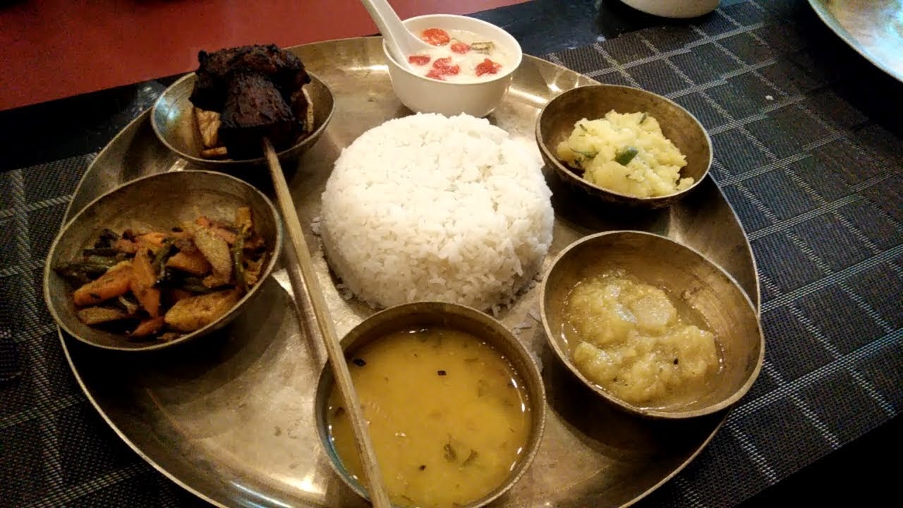 Pork Thali. Eating Yummy Pork Thali in Guwahati. Assam.Cheapest Thali ...