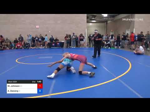 46 Kg Consi Of 8 #1 - Morgan Johnson, CO Vs Angelina Daoang, HI