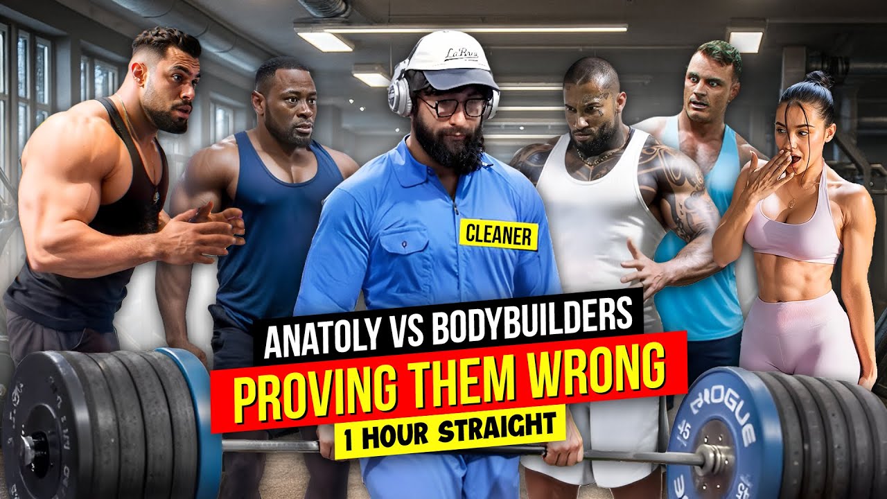 Elite Powerlifter vs Bodybuilders 💥💪 Anatoly Proves Them Wrong - YouTube