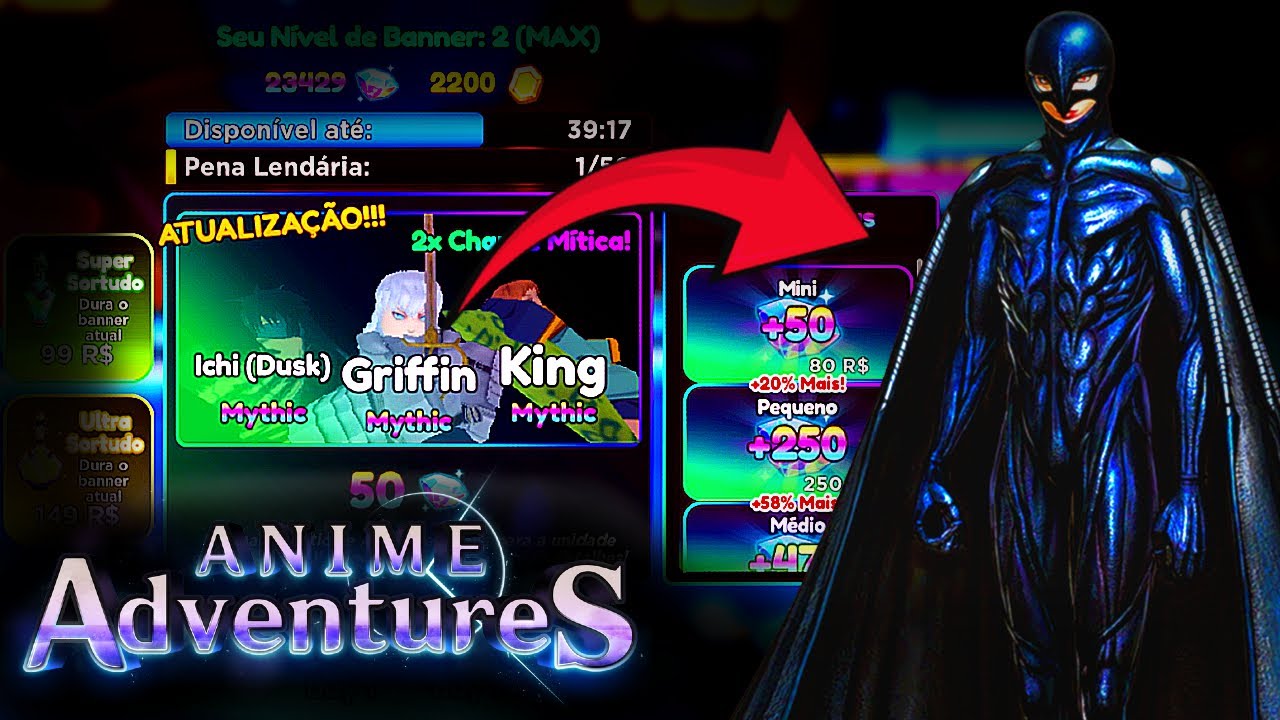 COMO CONSEGUIR O GRIFFITH!! (Anime adventures) [Roblox] - YouTube