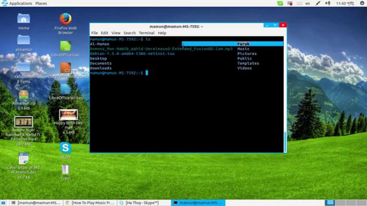 How to play song from Terminal in Linux - YouTube