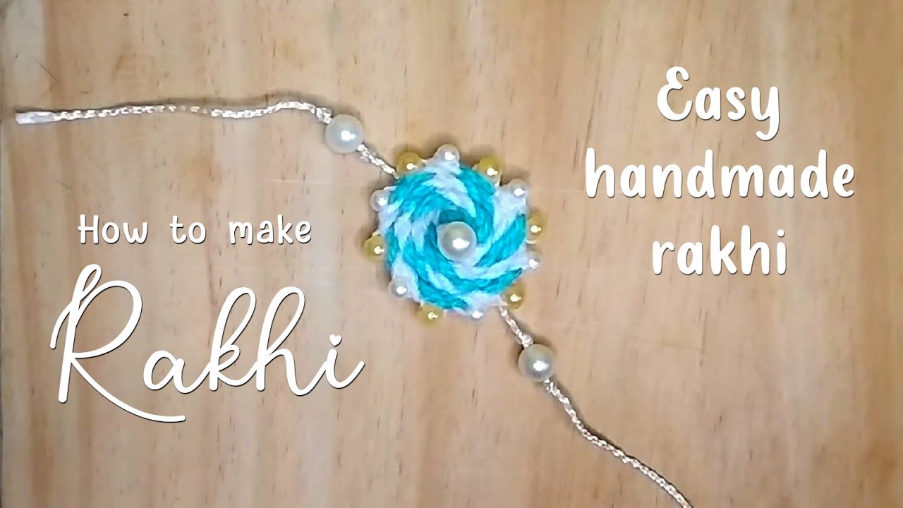 SIMPLE & EASY DIY RAKHI | How to make Rakhi at home | Rakshabandhan ...