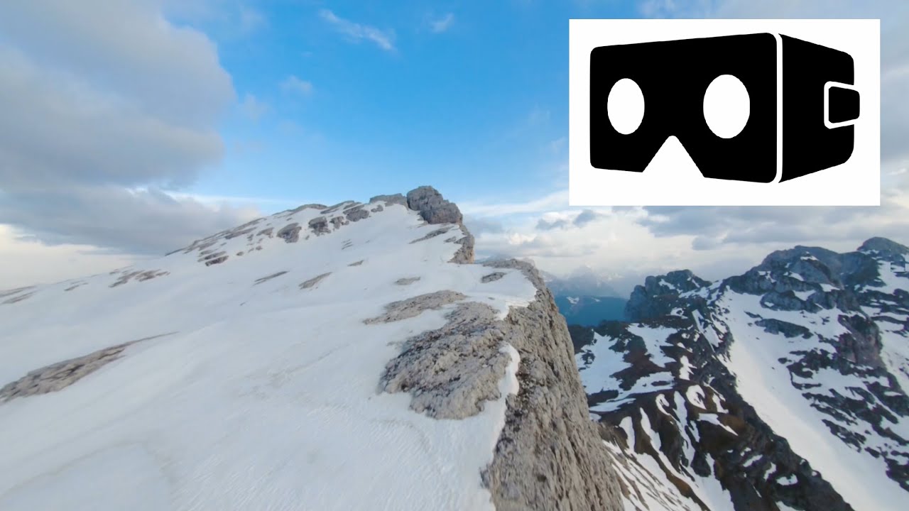 3D VR Video BOX | Cliff jump | Steep turns Dizzying drive - YouTube