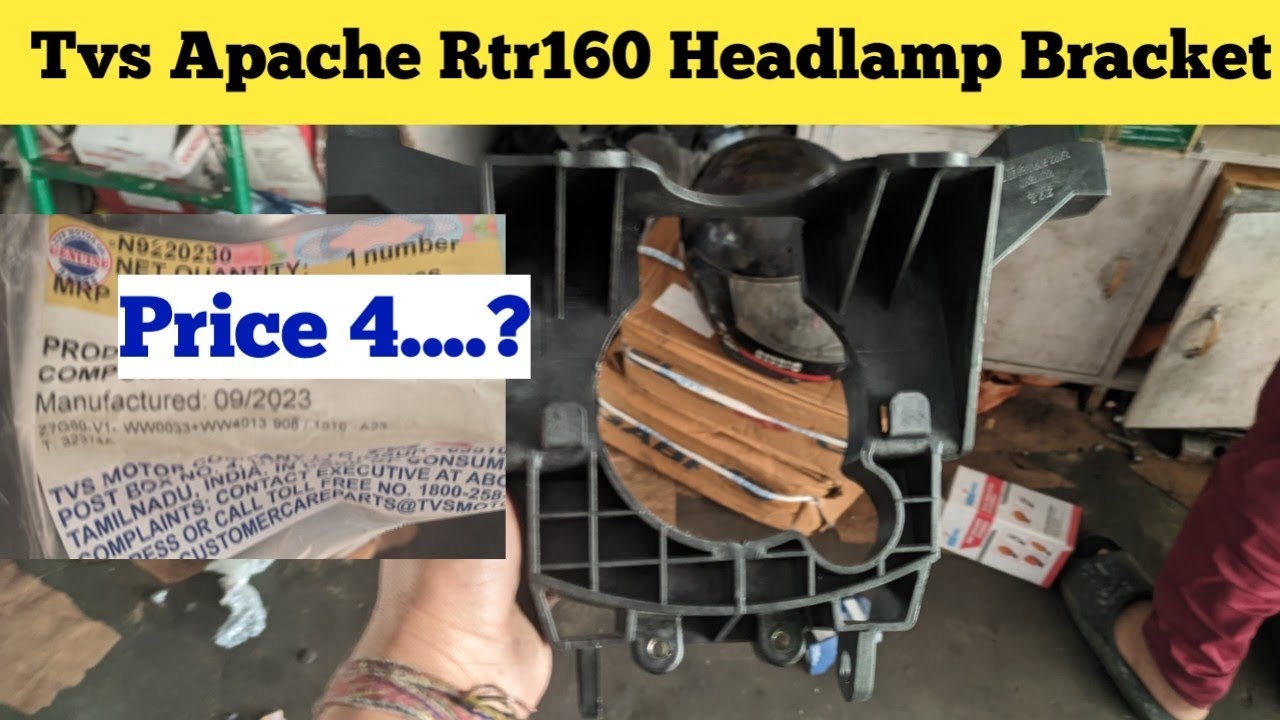 Tvs Apache Rtr 160 Headlamp Bracket | Tvs Genuine Headlamp Bracket ...