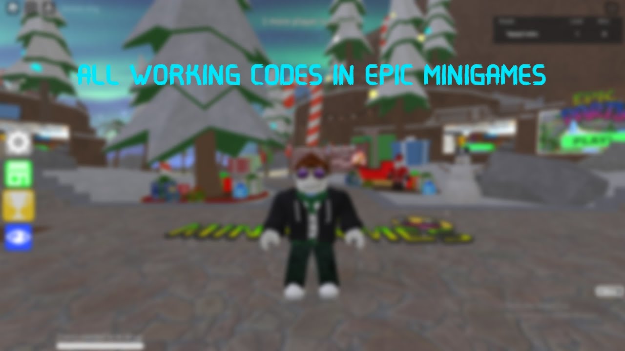 WORKING CODES IN EPIC MINIGAMES DECEMBER 2022 - YouTube