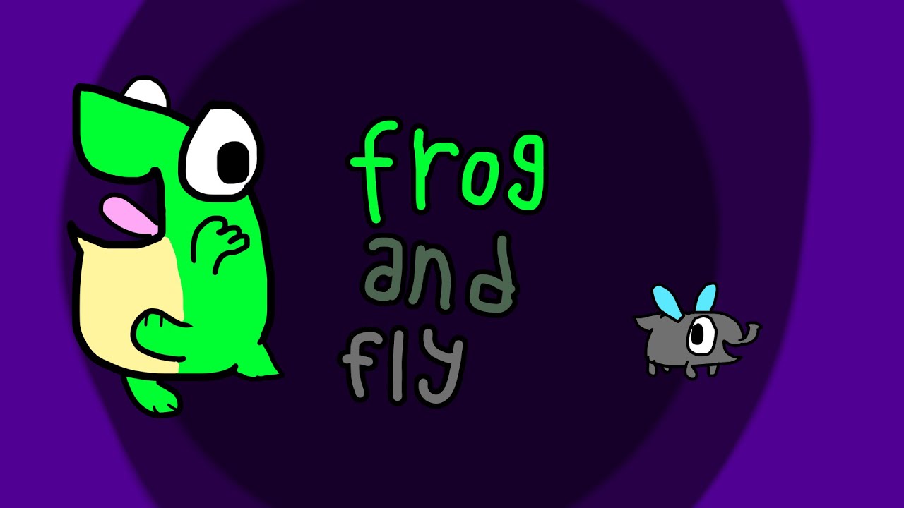 Frog and fly - YouTube