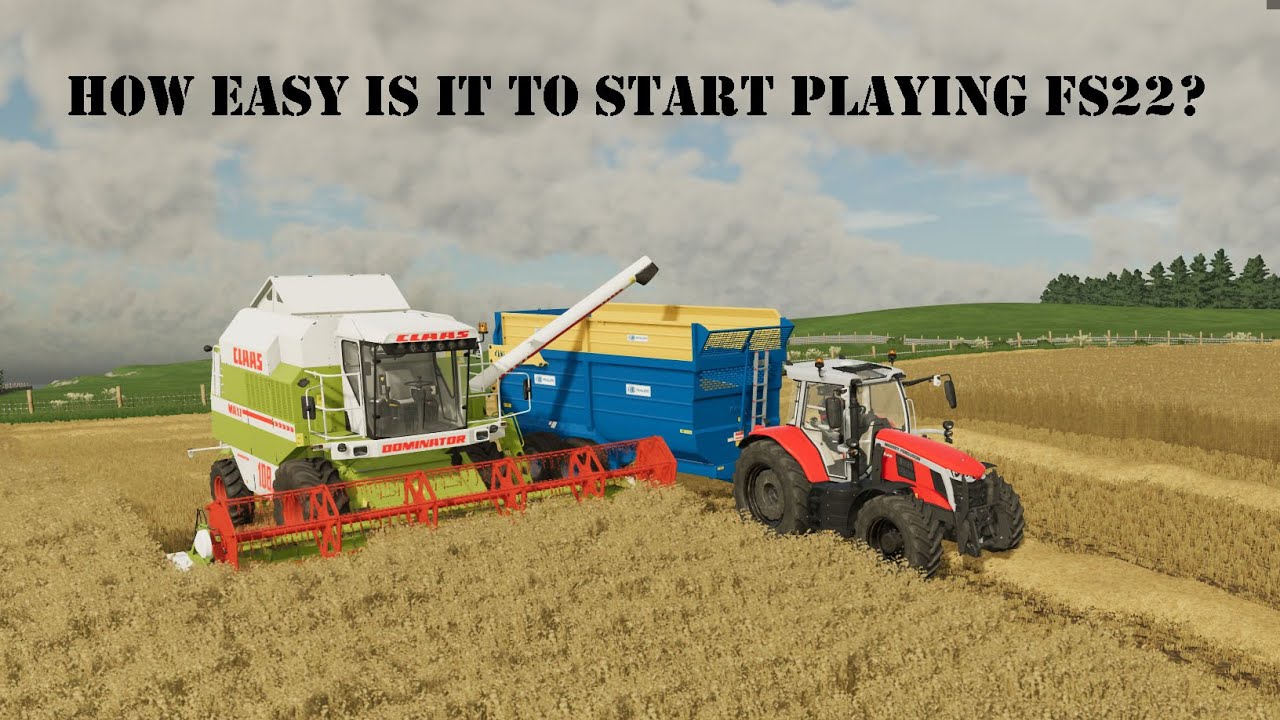 (TEST) How easy is it to start playing FS22... - YouTube