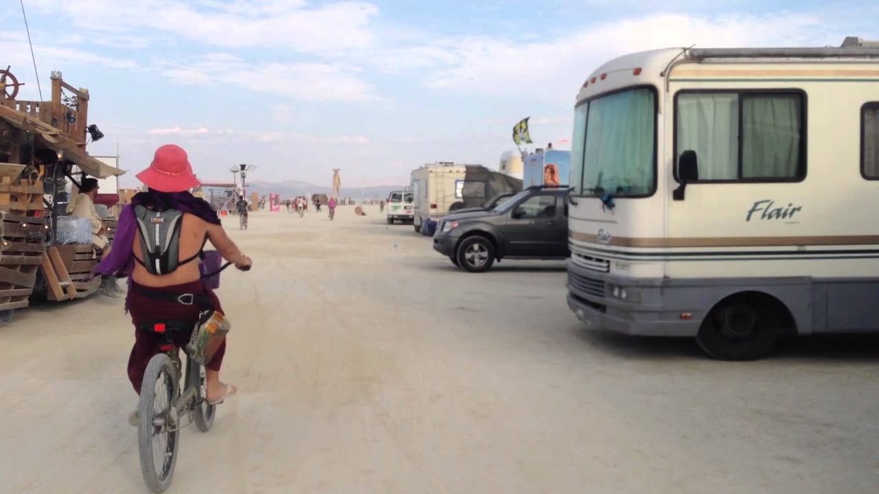 Burning Man 2014 Bike Ride - YouTube