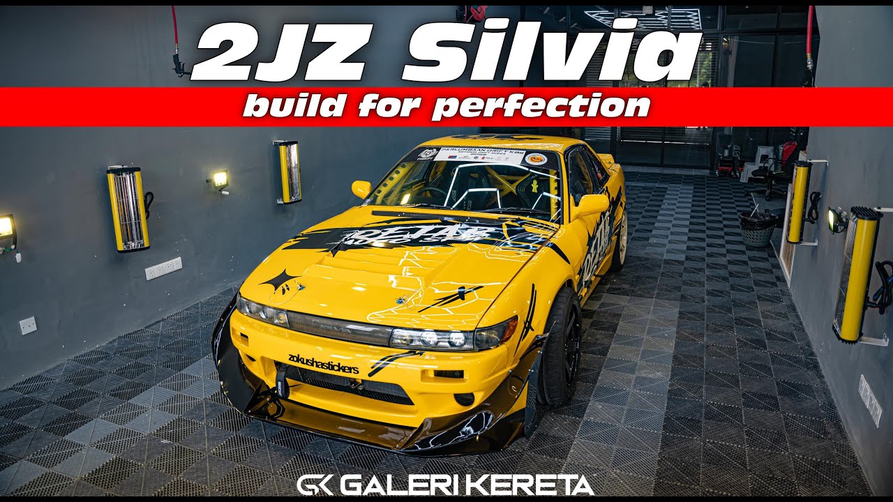 Rm200K build 2JZ Nissan Silvia S13 - Rejab Auto Spa - YouTube