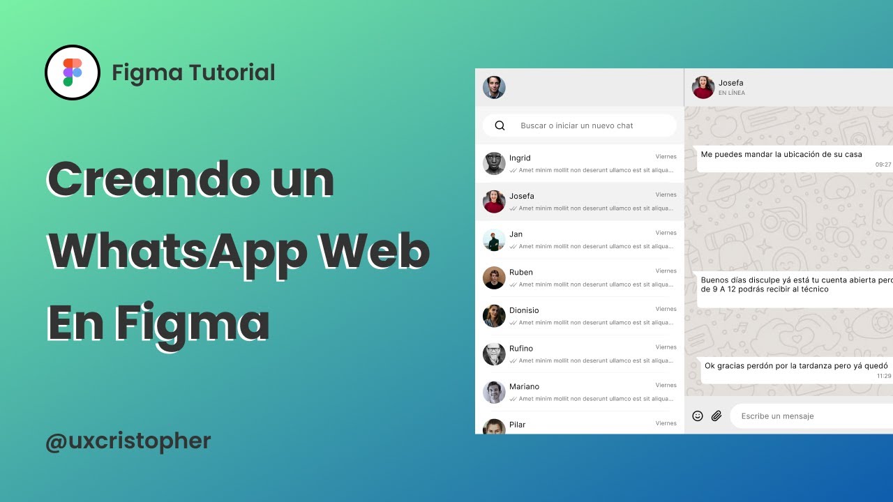 Creando un WhatsApp Web en Figma - YouTube