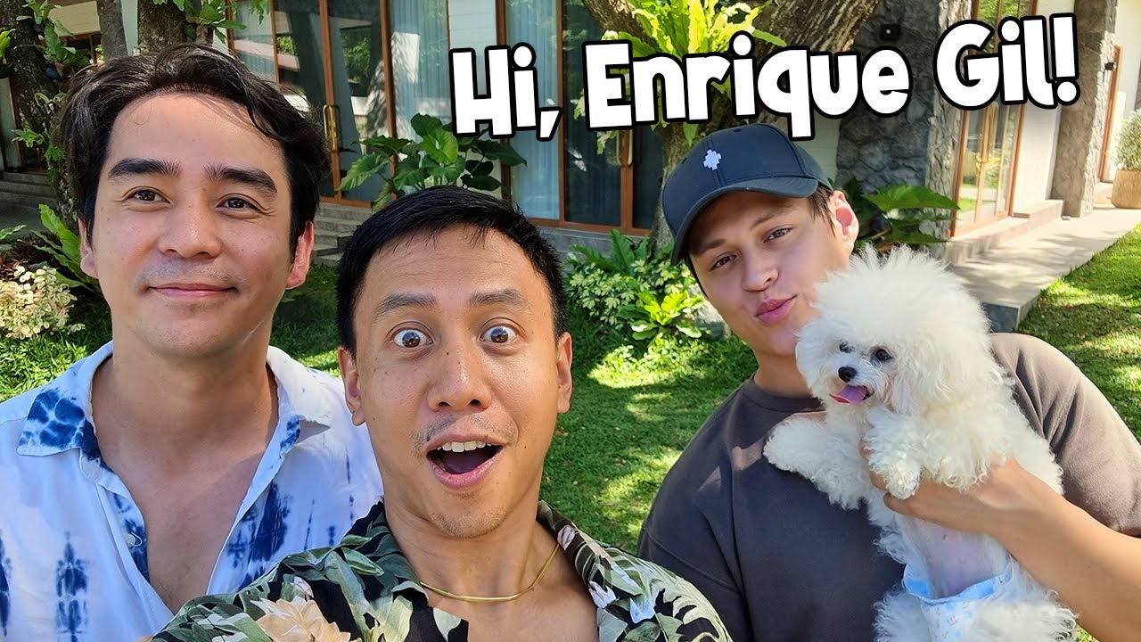 Filipino Celebrities Came to Visit Our Farm House (Hi, Enrique Gil ...