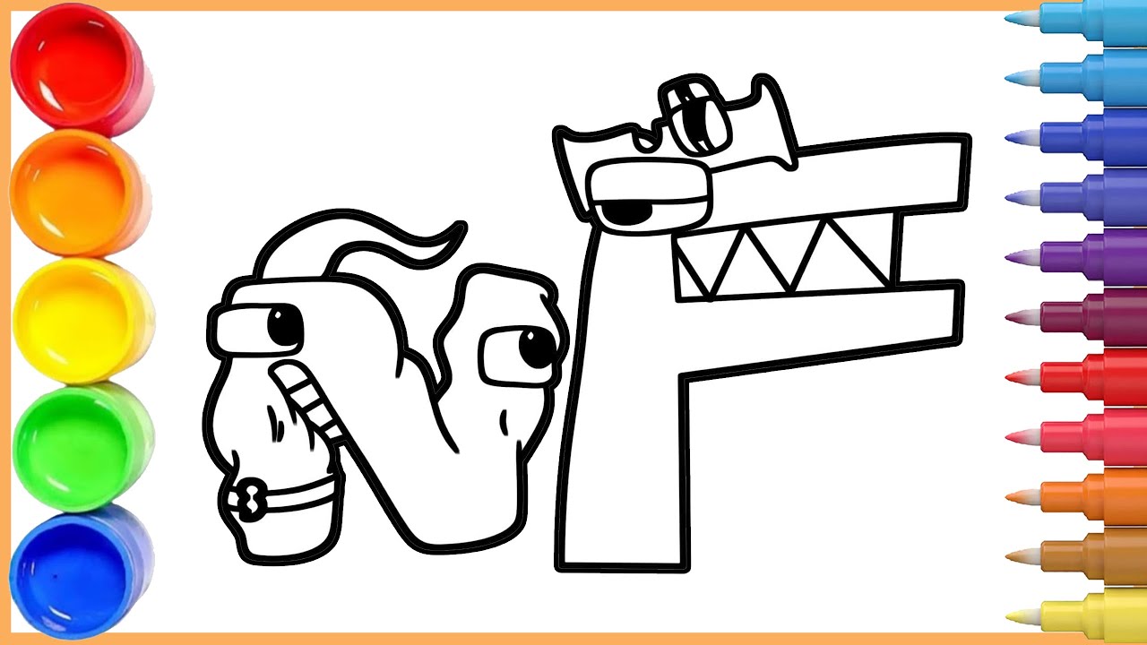 Drawing Alphabet Lore N Transform | Draw and Painting | FUN DRAWING ...