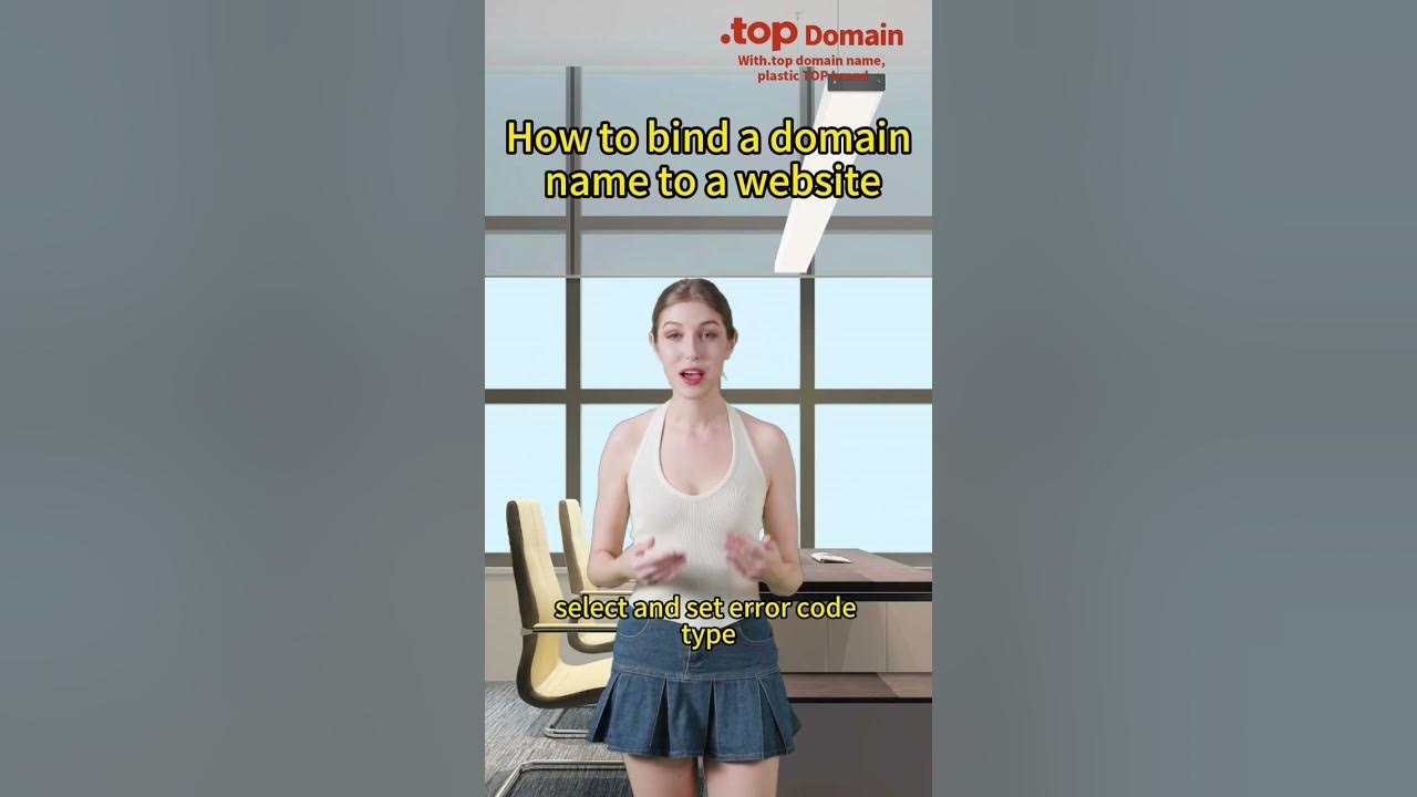 How to bind a domain name to a website - YouTube
