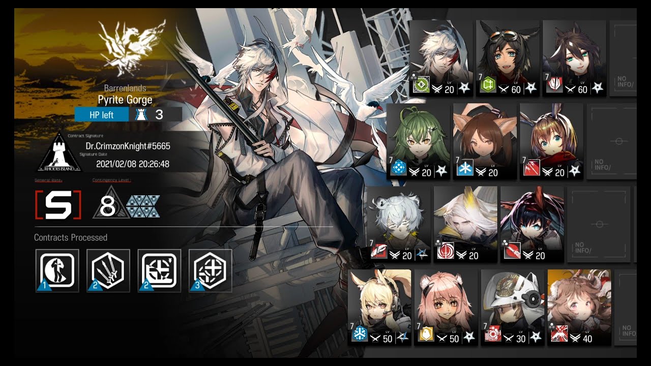 [Arknights] [CC#2: Operation Blade] - Daily Rotation Site - Pyrite ...