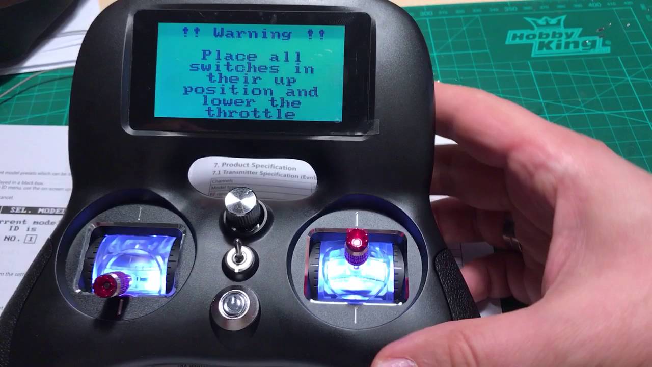 Turnigy Evolution Switch position damage - YouTube