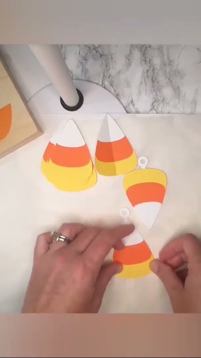fun candy corn ornament for fall Halloween autumn decorating www ...