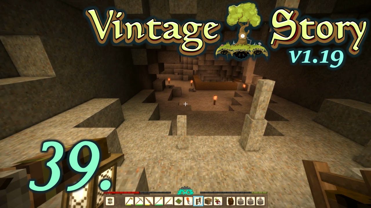 Deeper into the Iron Ore Cave (2/2) - Let's Play Vintage Story 1.19 ...
