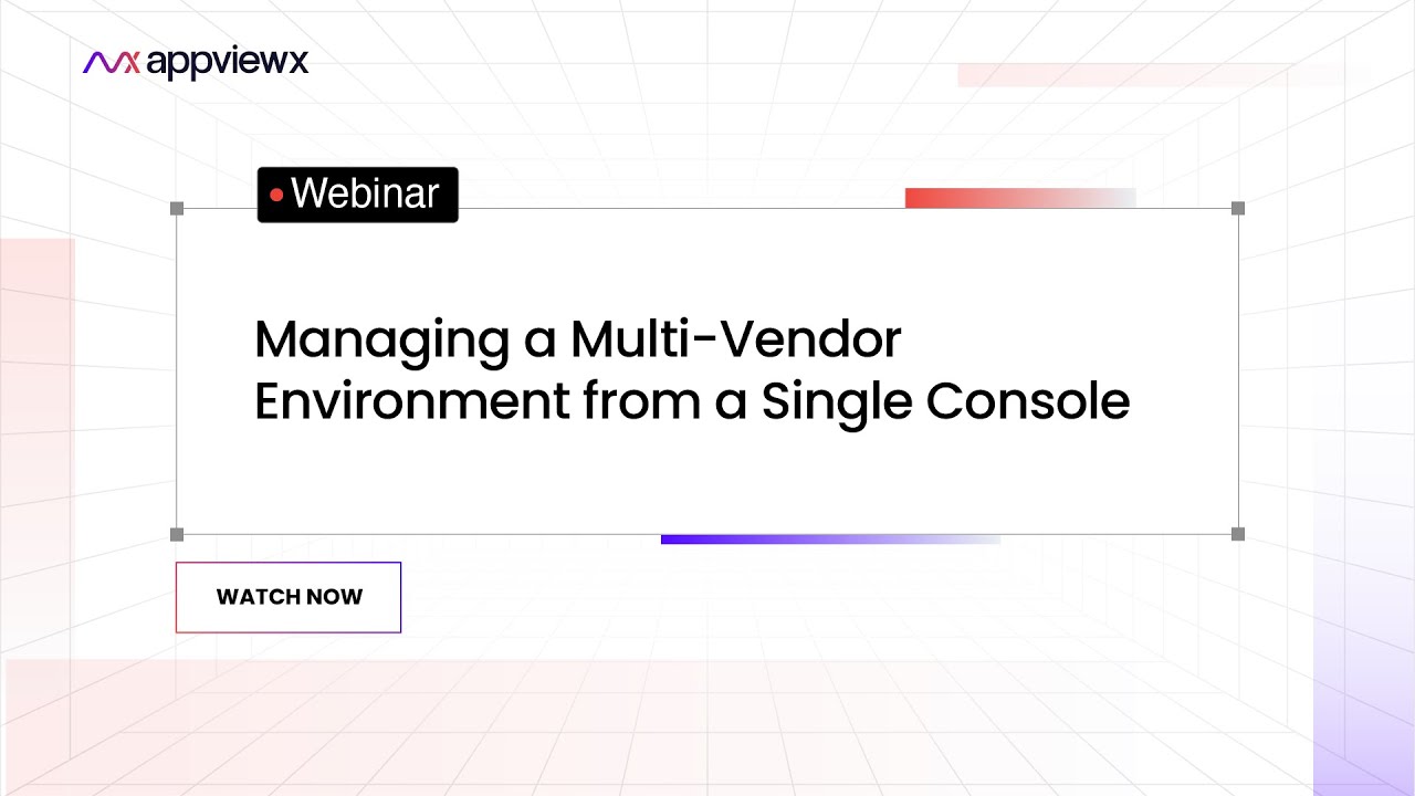 Managing a Multi-Vendor Environment from a Single Console - YouTube
