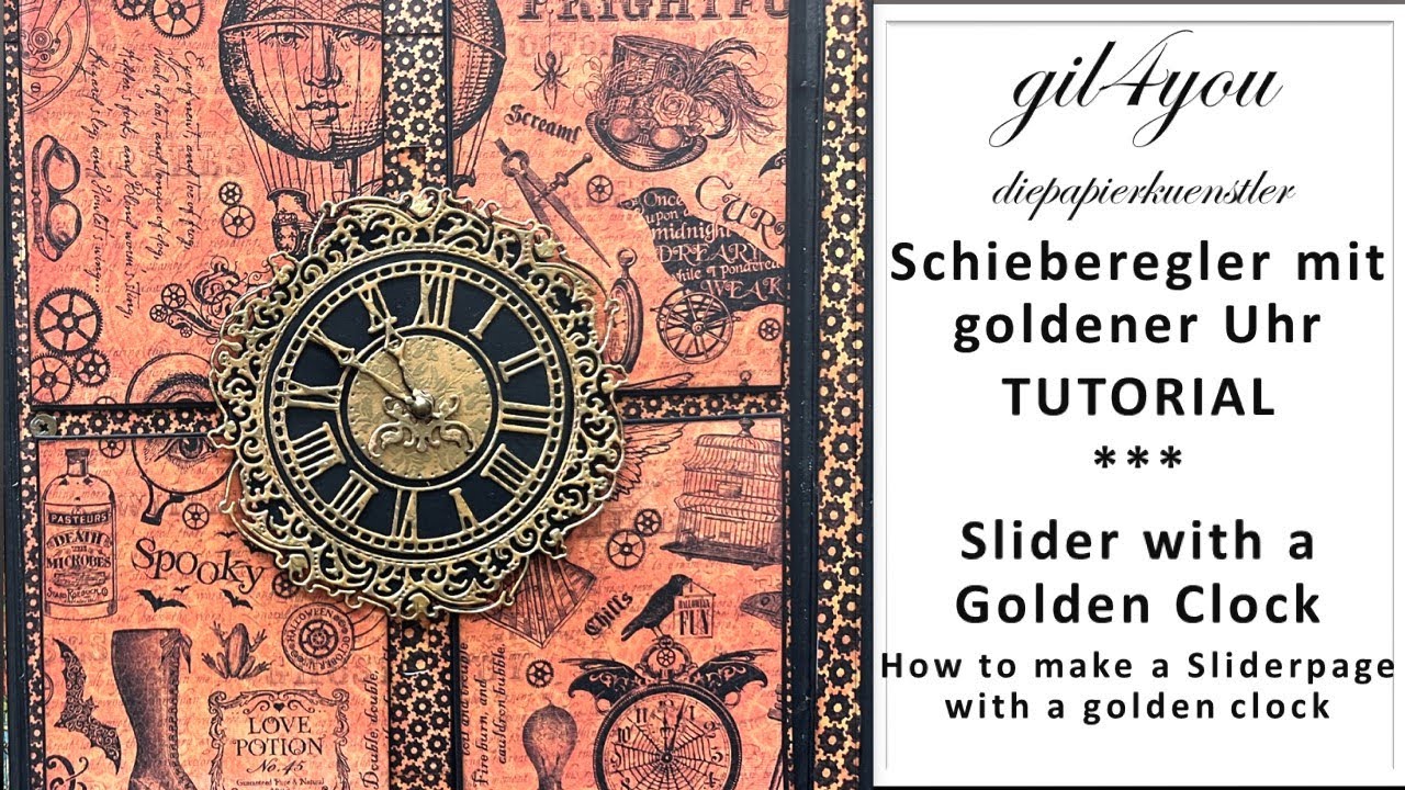 Steampunk Album: Slider Seite * Slider page TUTORIAL engl. subtitle ...