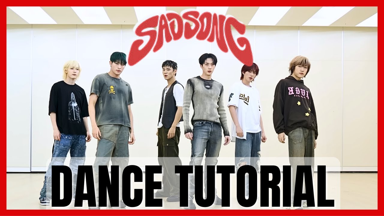 P1Harmony - ‘SAD SONG’ Dance Practice Mirrored Tutorial (SLOWED) - YouTube