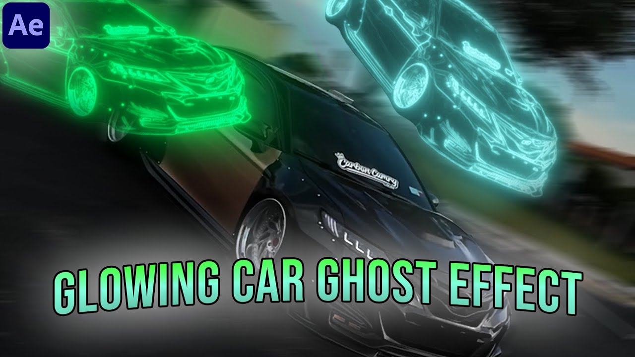 Colorful & Glowing Car Ghost Effect in After Effects - YouTube