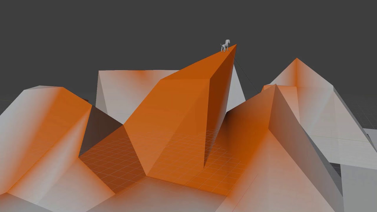 CLIMBING dog in Mountain ANIME , BLENDER 3D ANIMATION - YouTube