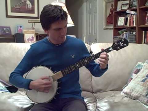 Adam Hurt playing Kevin Enoch's new Dobson Model banjo - YouTube