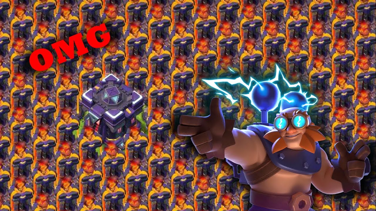 OMG!!!! 1000x ELECTRO GIANT MAX LEVEL VS 500x INFERNO TOWER MAX LEVEL ...