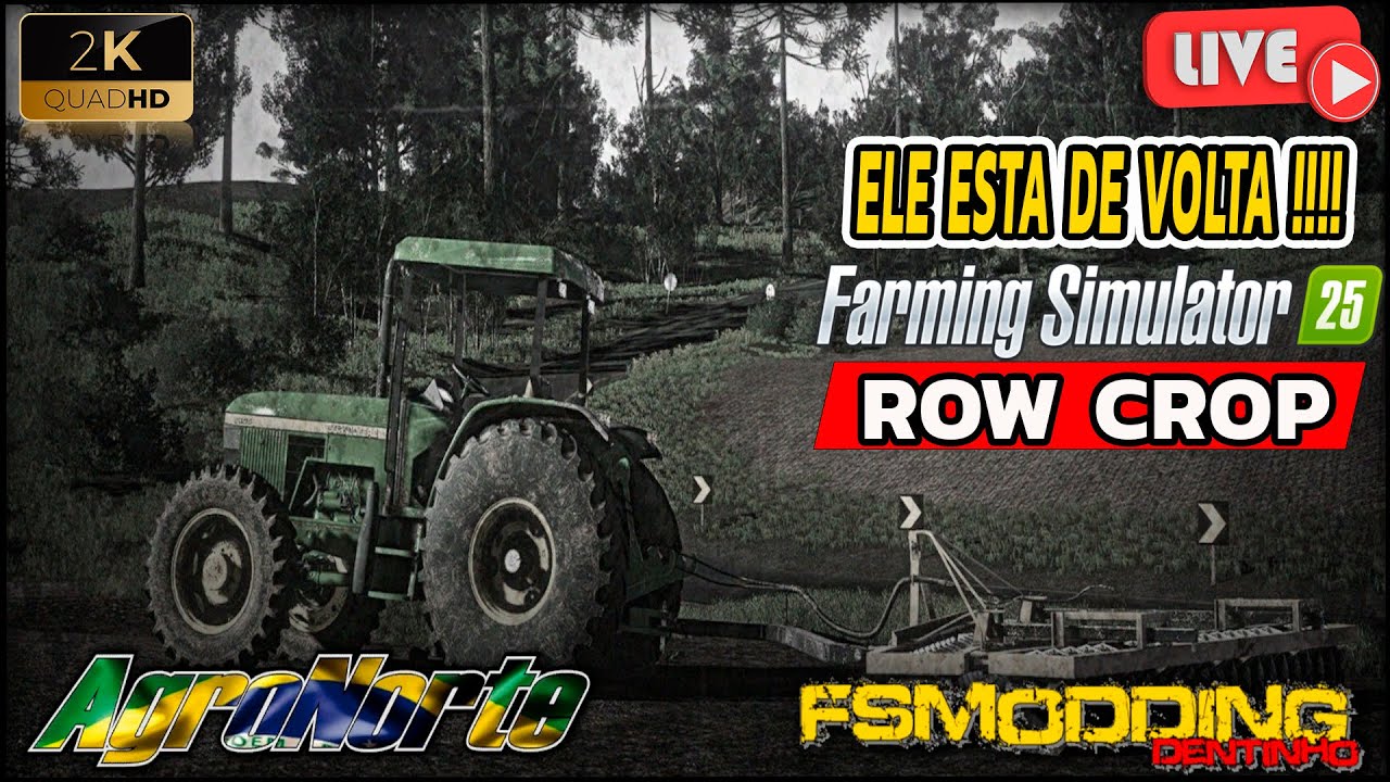 ELE ESTA DE VOLTA!!! AGRONORTE - FS25 - CONHECENDO O MAPA - YouTube