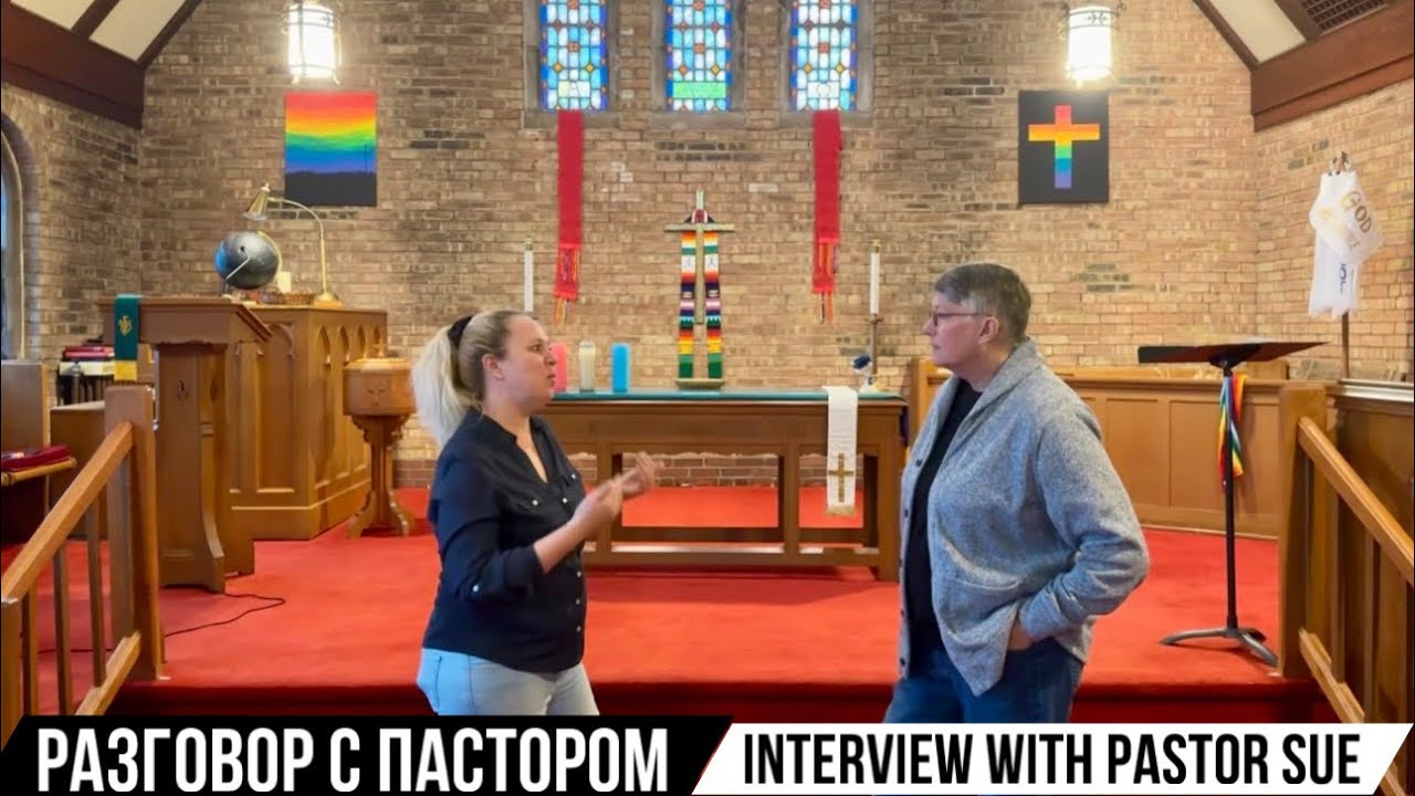 ИНТЕРВЬЮ с Пастором ⛪️🇺🇸🐣 Easter INTERVIEW with Pastor Sue from the 1st ...