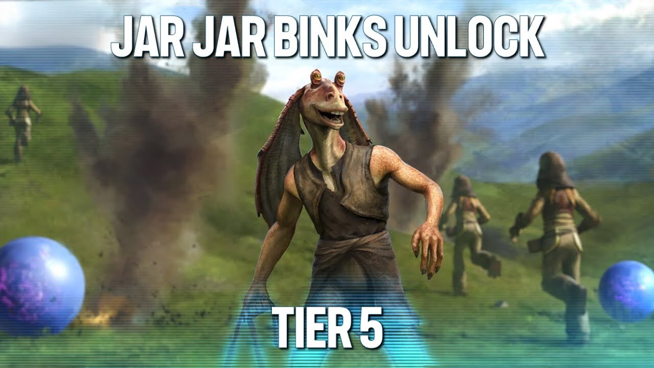 Jar Jar Binks Unlock (Bombad General Legendary Event) - Tier 5 - YouTube